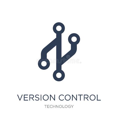 Version Control Icon Trendy Flat Vector Version Control Icon On Stock