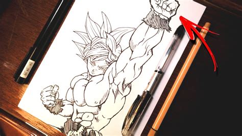cómo dibujar el goku ultra instinto manga YouTube