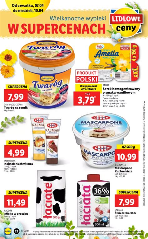 Gazetka promocyjna Lidl GAZETKA ważna 07 04 do 10 04 2022 22