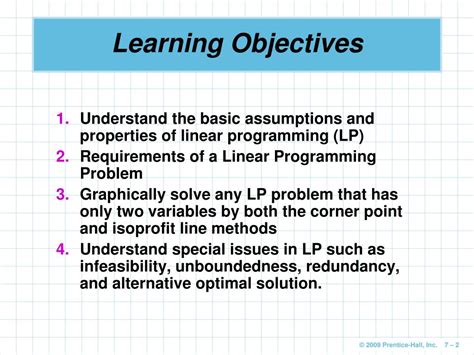 ⭐ objectives of linear programming what is the objective function in linear programming