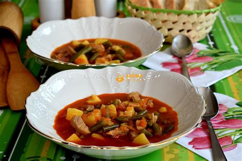 Sa Ina Kuhinja Zelene Mahune Sa Svinjetinom I Krumpirom Varivo Recept