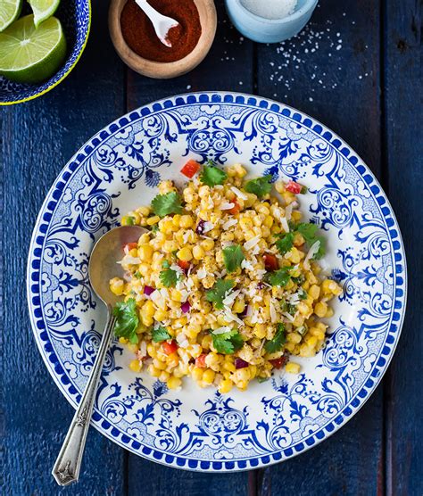 Esquites salade tiède de maïs mexicaine Glouton