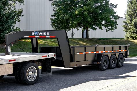 DLP21 21k Triple Axle Low Profile Dump BWise Trailers