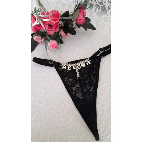 LINGERIE calcinha fio dental erótica sexy strass tanga feminina