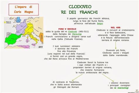 Paradiso Delle Mappe L Impero Di Carlo Magno Clodoveo Re Dei Franchi