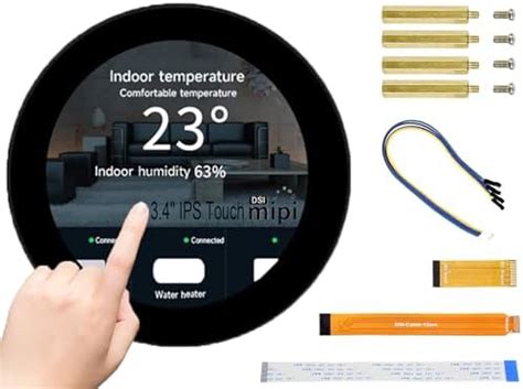 Waveshare Inch Round Touch Display X Ips Lcd Screen Dsi
