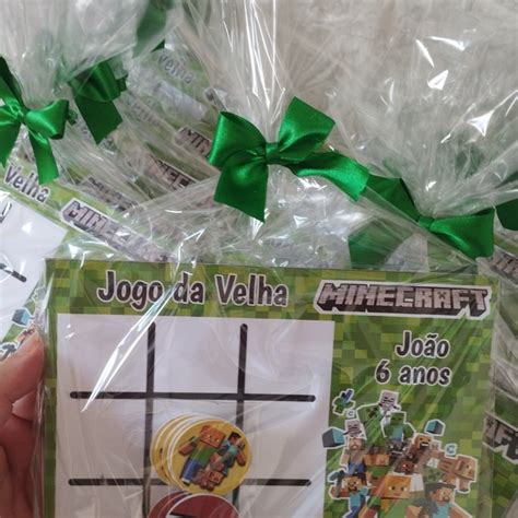 Jogo Da Velha Minecraft Elo7 Produtos Especiais