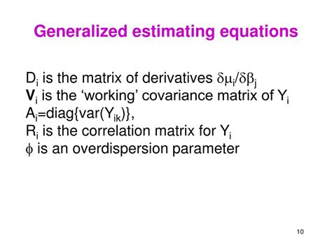 ppt generalized estimating equations gees powerpoint presentation free download id 7027025