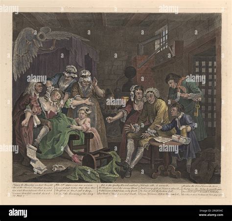 A Rake S Progress The Prison Scene Between Circa 1763 And Circa 1800