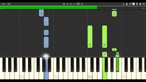 Kure Nai Suiheisen No Mukou Ni Synthesia Piano Cover YouTube