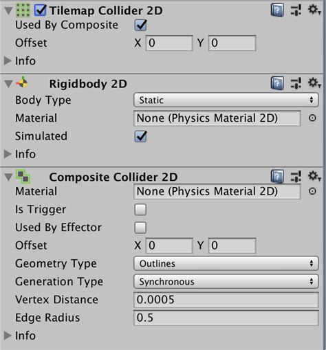 tilemap collider 2d not working taiderr