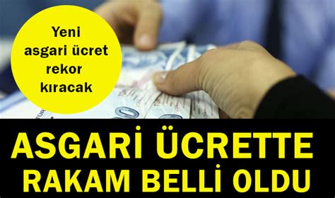 Asgari ücrette rakam belli oldu Bafra Haber Bafra Haberleri Brt