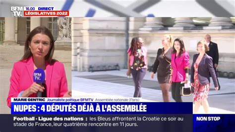 Quatre D Put S De La Nupes D J Pr Sents L Assembl E