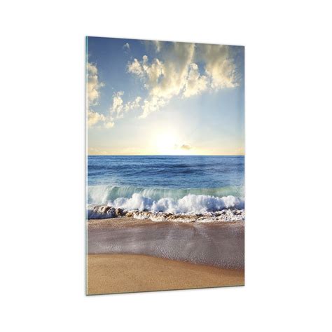 Obraz Na Szkle Ruch I Bezruch Zarazem 70x100cm Krajobraz Morze