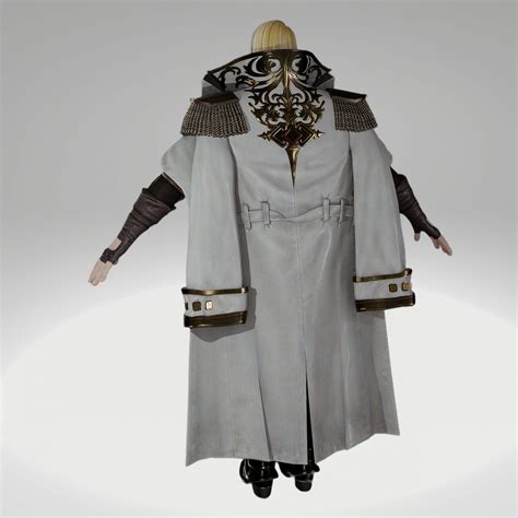 Dissidia Nt Zenos Yae Galvus Imperial Court Attire 3D Model By