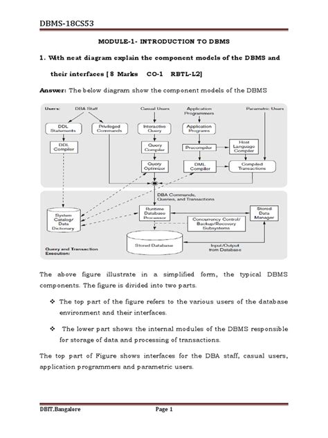 dbms module 1 solutions pdf databases conceptual model