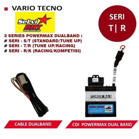 Jual CDI BRT POWERMAX VARIO 110 KARBU KARBURATOR TECHNO DUALBAND