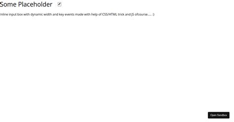 Input Box With Dynamic Width Codesandbox