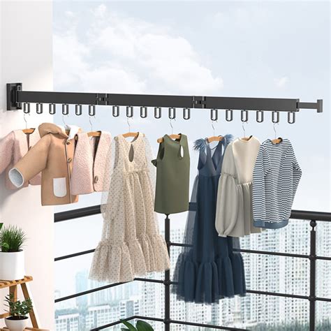 Rebrilliant Aluminum Foldable Wall Mounted Drying Rack Reviews Wayfair