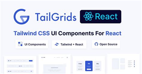 TailGrids React 600 Tailwind CSS React UI Components DEV Community