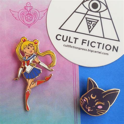 Sailor Moon Enamel Pin Etsy Uk