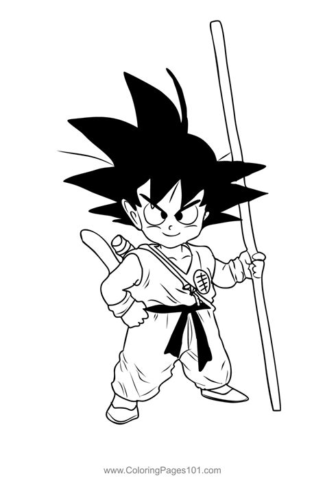 Goku Super Saiyan 2 Coloring Pages