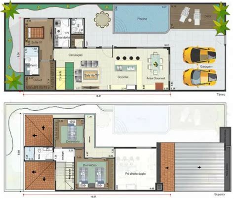 Casa Duplex Conheça Vantagens e Inspire se em 49 Modelos e Plantas