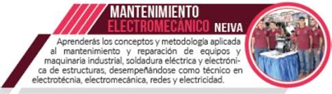 T Cnico Laboral Por Competencias En Mantenimiento Electromec Nico