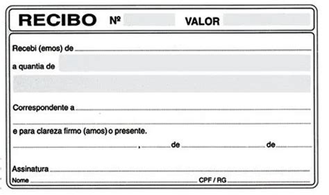 Como Preencher um Recibo e Por que É Importante Clube da Petição