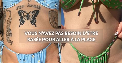 Des femmes en maillot de bain affichent avec fierté leurs poils pubiens