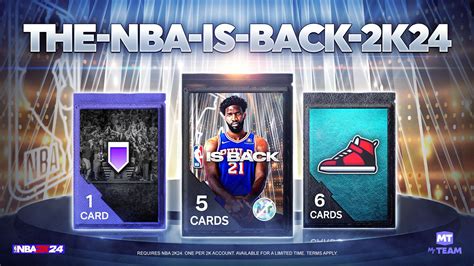 The Nba Is Back K For Nba Is Back Unsellable Pack Hof Badge Or