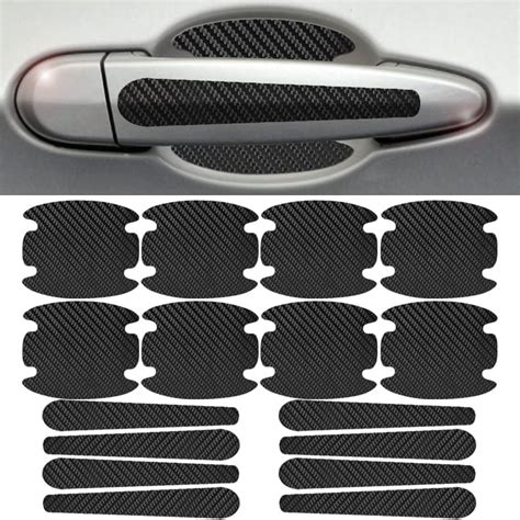 Ftd Ga Juego De Protectores Para Manijas De Puerta De Coche Fibra