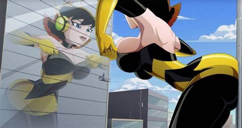 Rule 34 Avengers Bee Big Ass Big Breasts Bigger Female Brown Hair Comic Female Giantess