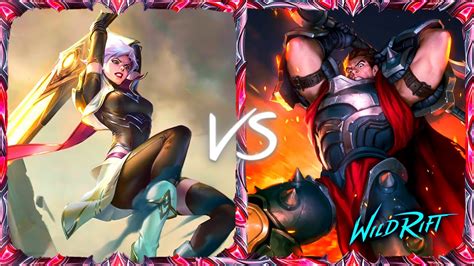 Wild Rift Riven Vs Darius Baron Lane GameplaySeason 8HD 1080p YouTube