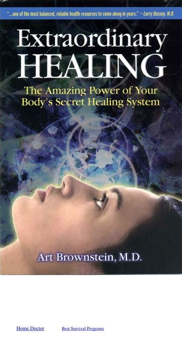 Extraordinary HEALING The Amazing Power Of Your Body S Secret Healing