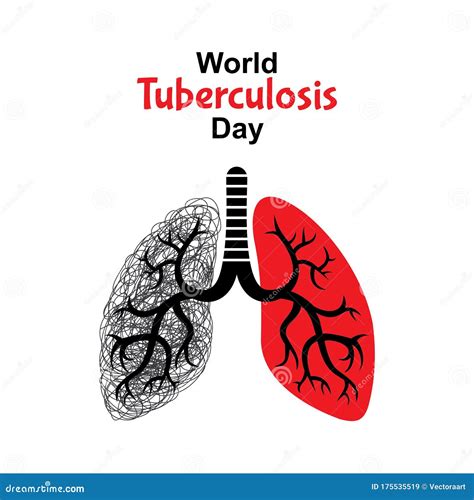 World Tuberculosis Day Poster Design Stock Vector Illustration Of