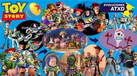 Evolución de Toy Story 1995 2023 ATXD YouTube