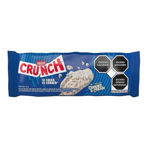 Paleta helada Nestlé Crunch sabor chocolate blanco 62 g Walmart