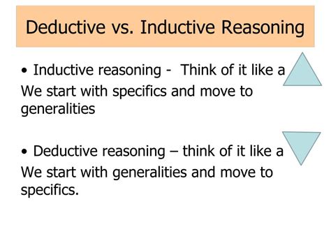 ppt a closer look at inductive vs deductive reasoning powerpoint presentation id 6128385
