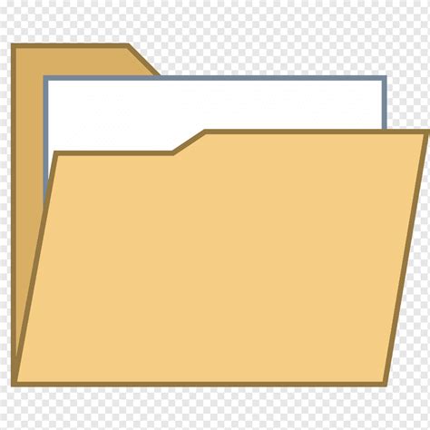 Computer Icons Paper Directory Folders Angle Text Rectangle Png