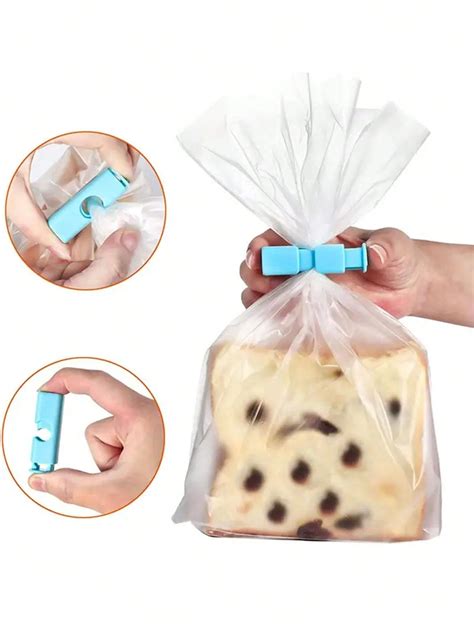Piezas De Clips De Sellado De Pan Azul Multifuncionales Tipo De
