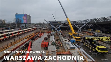 Warszawa Warsaw Przebudowa Dworca Warszawa Zachodnia New Warsaw West