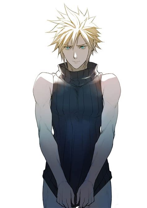 Virgin Killer Sweater Cloud Strife Final Fantasy Vii Clouds Anime