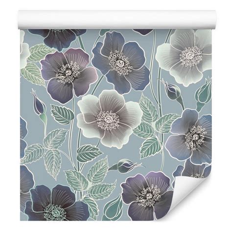 Tapeta Piękne Kwiaty W Stylu Vintage TapetyOnline pl