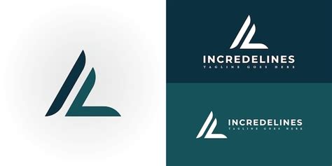 Premium Vector Abstract Initial Letter IL Or LI Logo In Deep