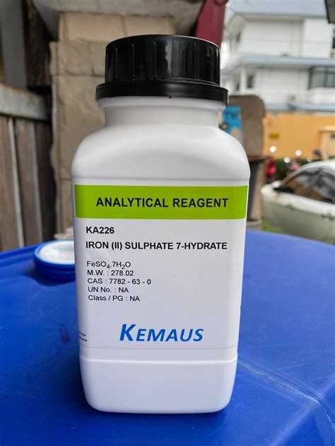 Ferrous Sulfate Heptahydrate Ar Grade Kemaus
