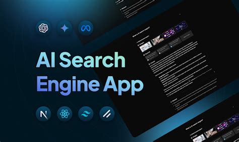 develop ai search engine using react nextjs typescript by tanjil74 fiverr