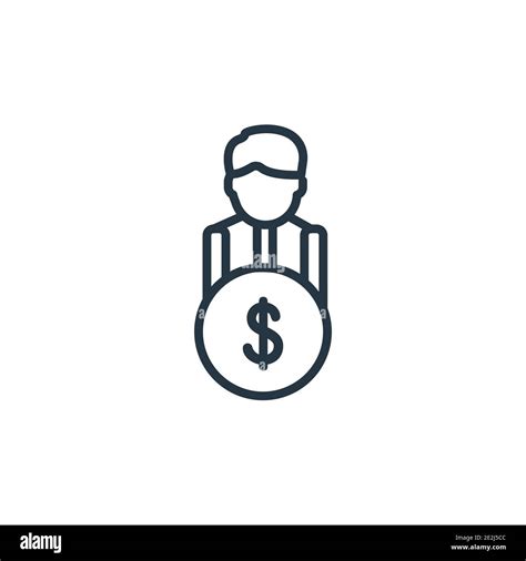 Beneficiary Outline Vector Icon Thin Line Black Beneficiary Icon Flat