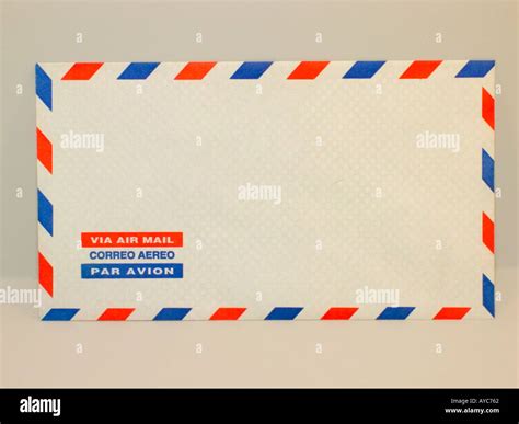 Air Mail Envelope Stock Photo Alamy