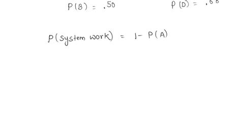 solved diagrams for the question on the reliability block diagram rbd in this question vou